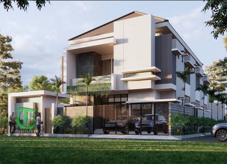 Desain Rumah Minimalis 1 Lantai Tubagus Kencana Arsitek Riset